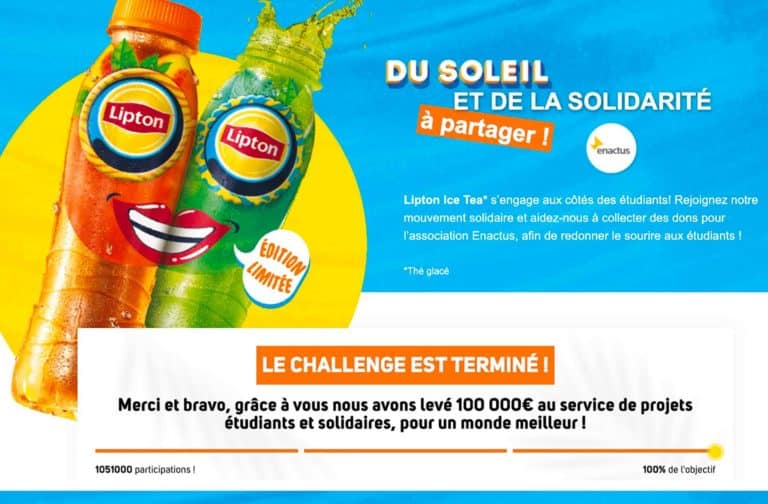 Lipton Ice Tea s’affiche tout sourire • GIE La Boîte Boisson