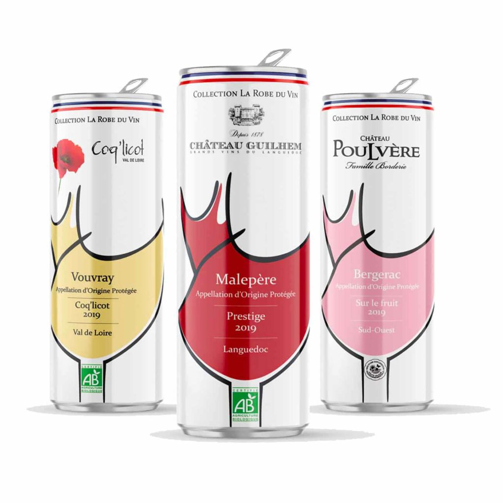 La canette sur son 31 pour la Robe du vin • GIE La Boîte Boisson