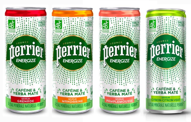 Et de 4 parfums pour Perrier Energize • GIE La Boîte Boisson