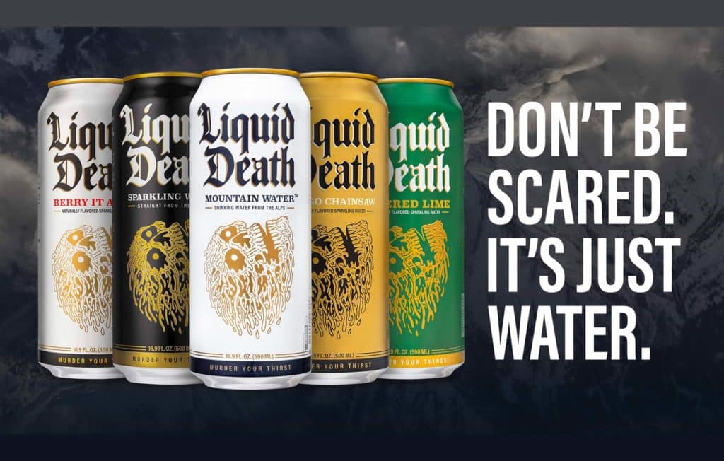 Le marketing mortel de Liquid Death • GIE La Boîte Boisson