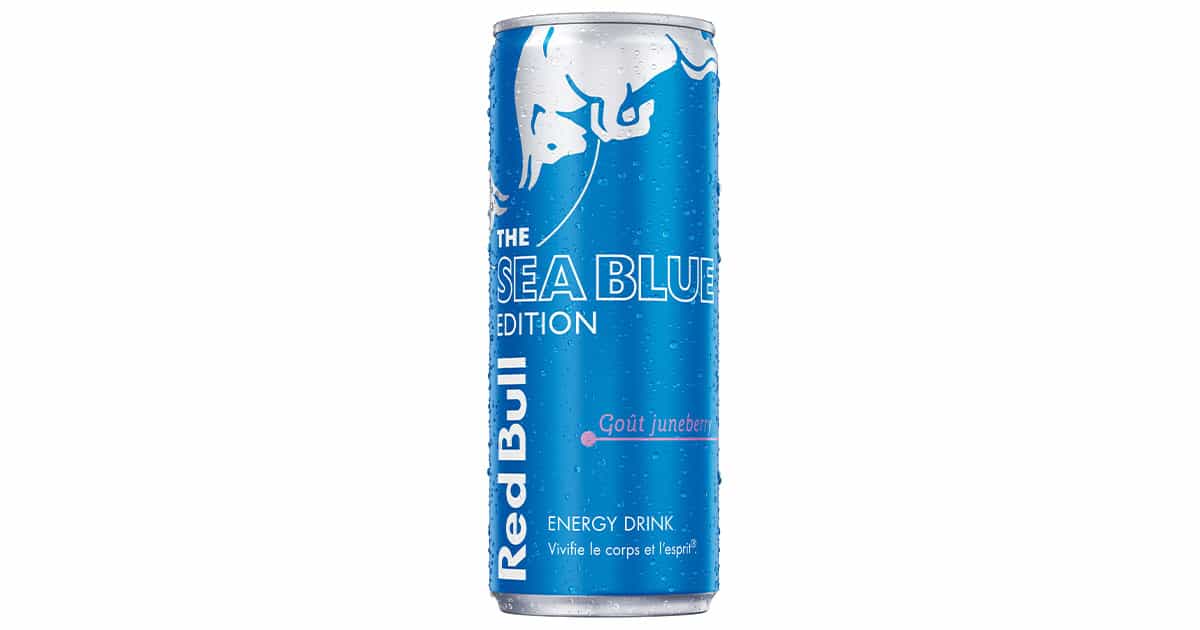 Red Bull in blue • GIE La Boîte Boisson